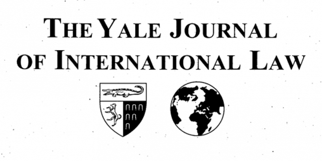 Yale Journal of International Law - Volume 45, Issue 1 (2020) - Derecho ...